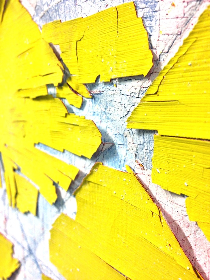 Bringing origami and layers of paint together. - Laura Porteous