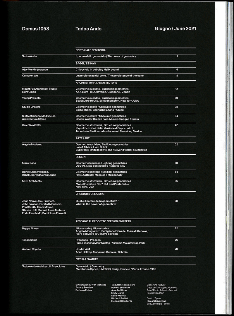 DOMUS 1058: "The Persistence of the Cone" - Cameron Wu