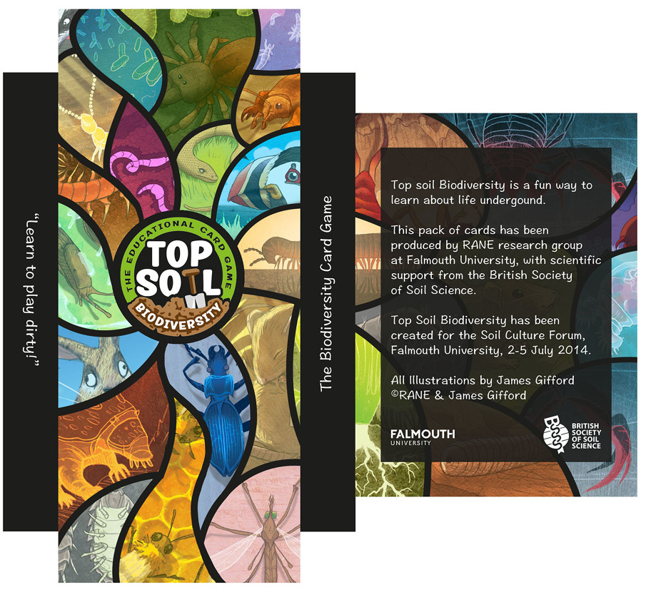 Soil Biodiversity card game - JamesGiffordIllustration