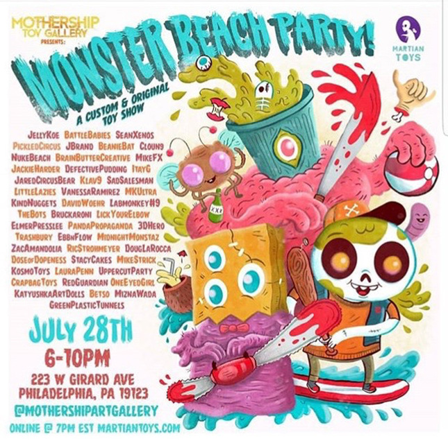 Monster Beach Party Munny - The Many Faces of Laura Penn