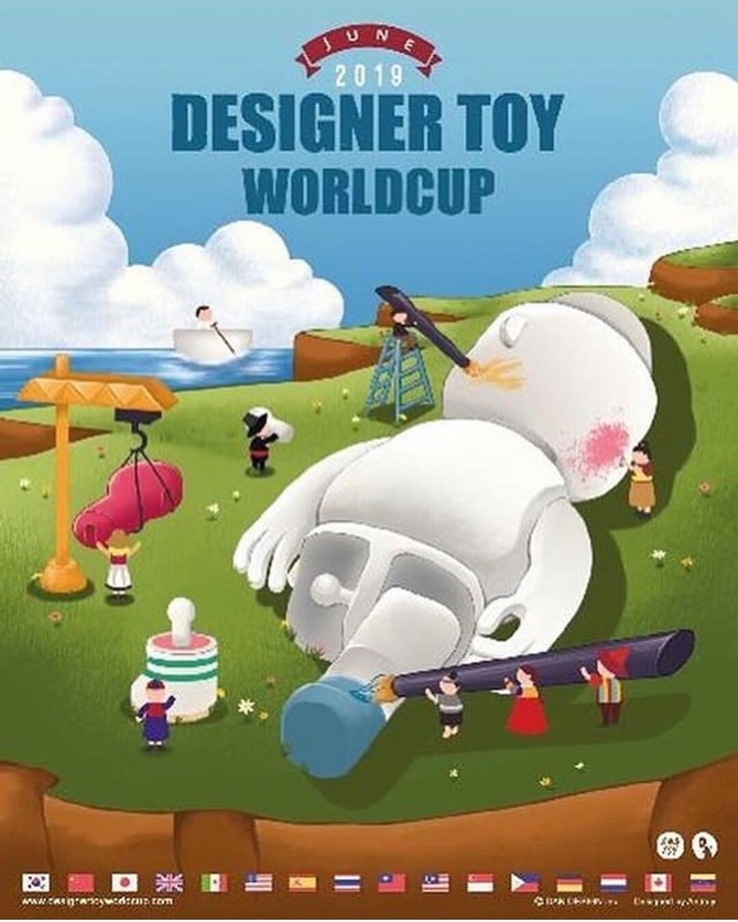 Designer Toy World Cup - ANATOY DIY Bobby - The Many Faces of Laura Penn