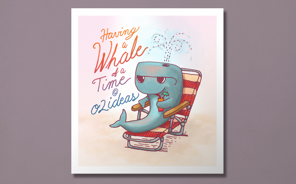 Whale of a Time Poster - Cleve Smith