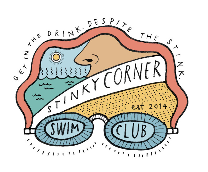 stinky corner swim club - Steph Hughes