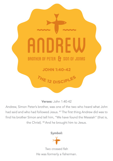 The 12 Disciples - Zach Arvidson Design