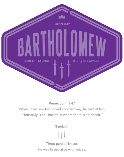 The 12 Disciples - Zach Arvidson Design