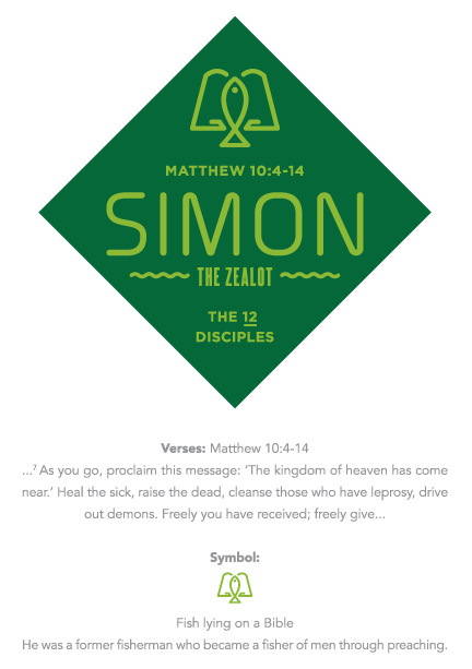 The 12 Disciples - Zach Arvidson Design