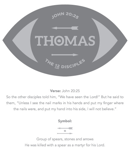 The 12 Disciples - Zach Arvidson Design