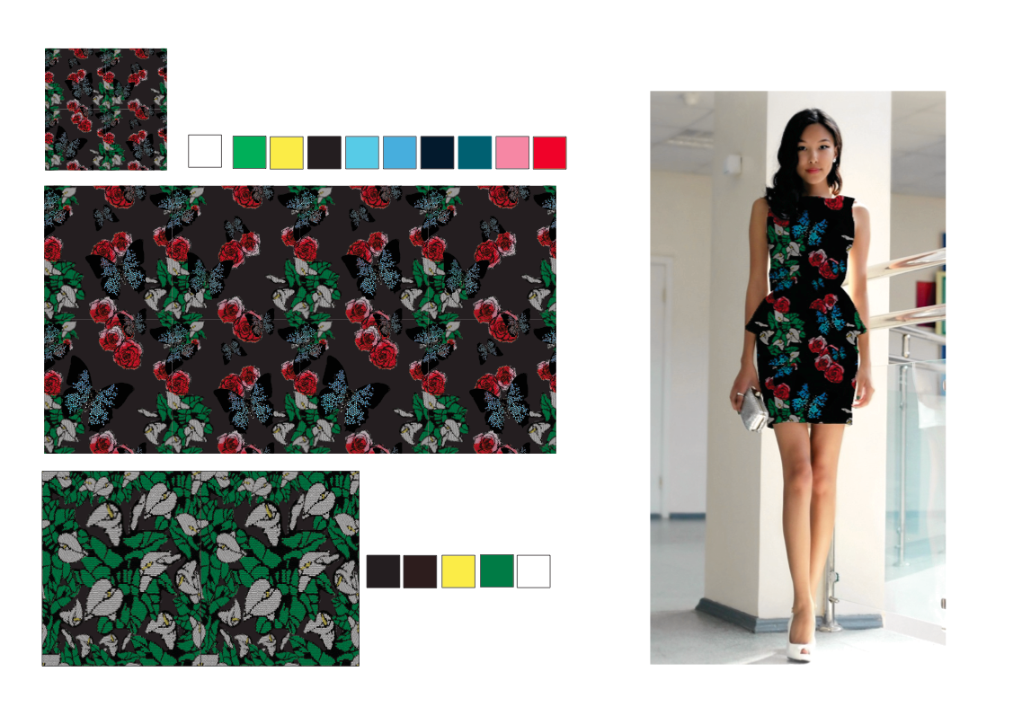 Metamorphosis - Textile Pattern - Ana Monteiro