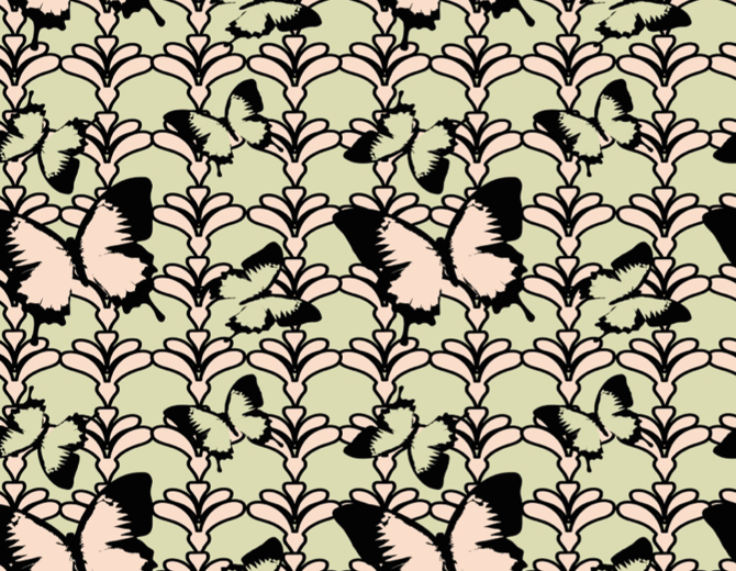 Metamorphosis - Textile Pattern - Ana Monteiro