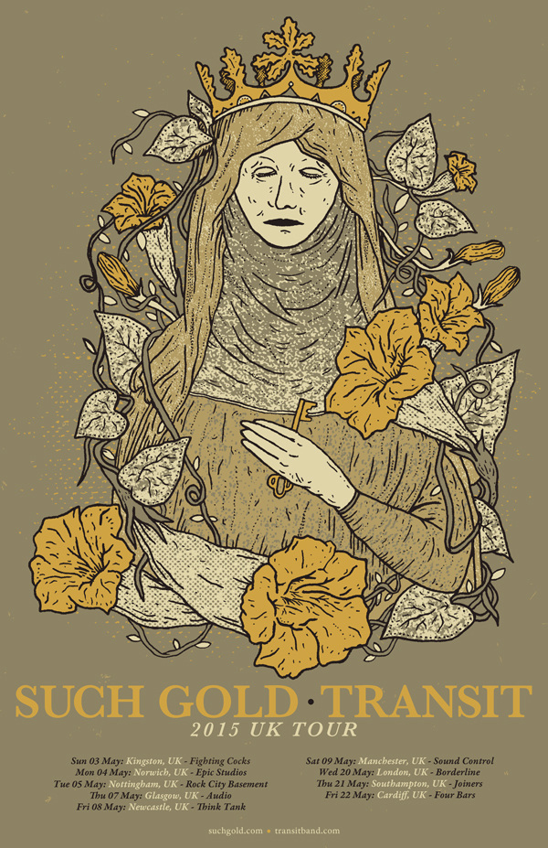 Such Gold/Transit Poster - Alex Brown Creative