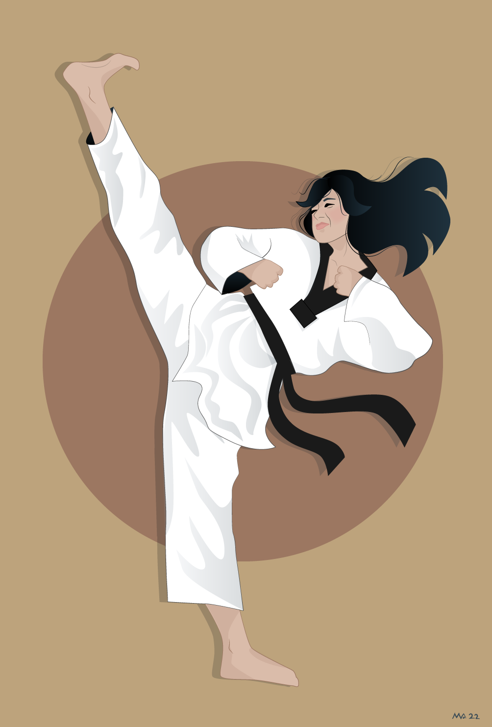 Taekwondo Fighter / Women in Sports - Michaela Ahonen I Regenerative ...