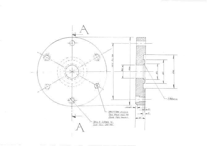 Technical Drawing: Winch Design - Stephen Jessup Design