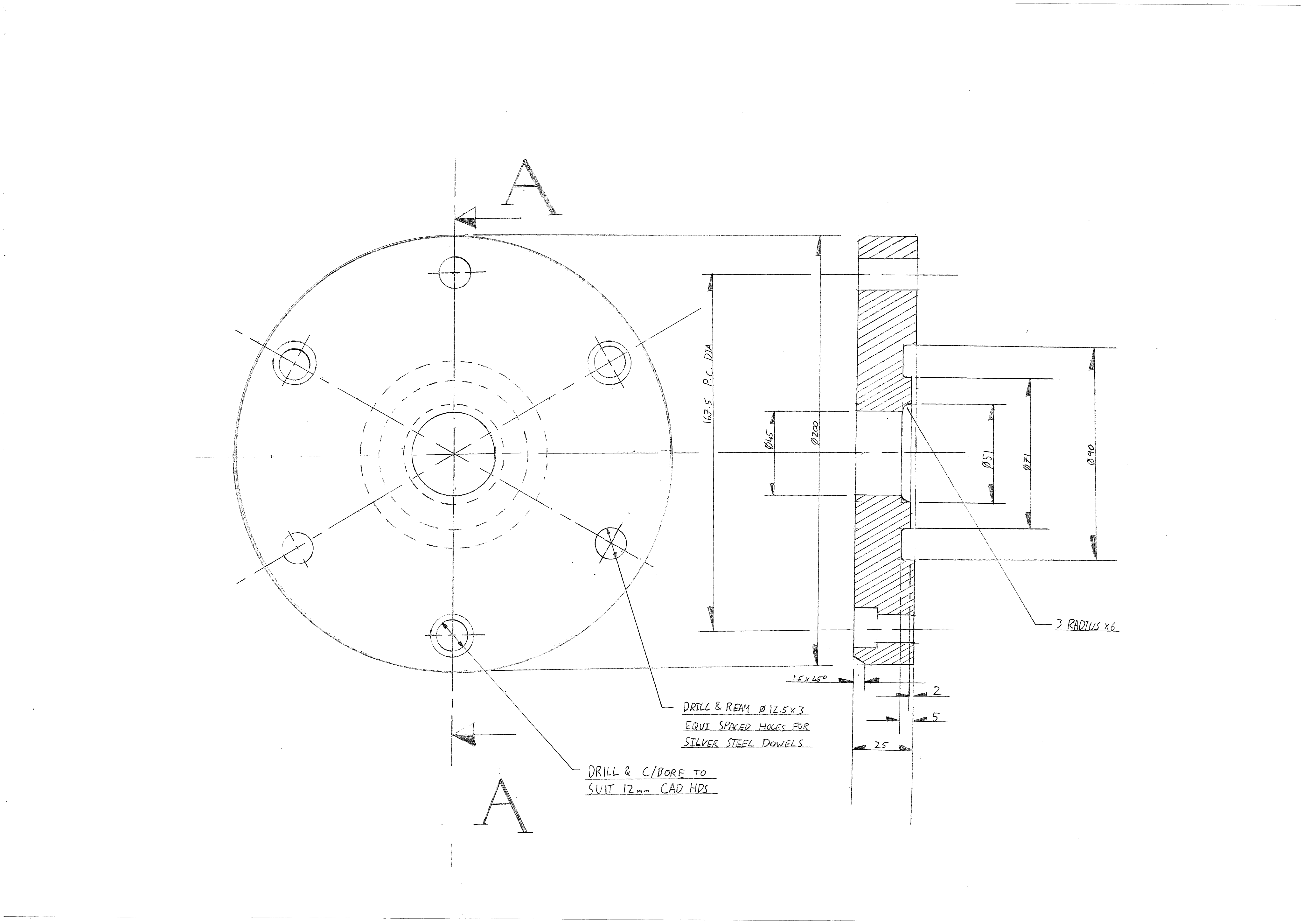 Technical Drawing: Winch Design - Stephen Jessup Design