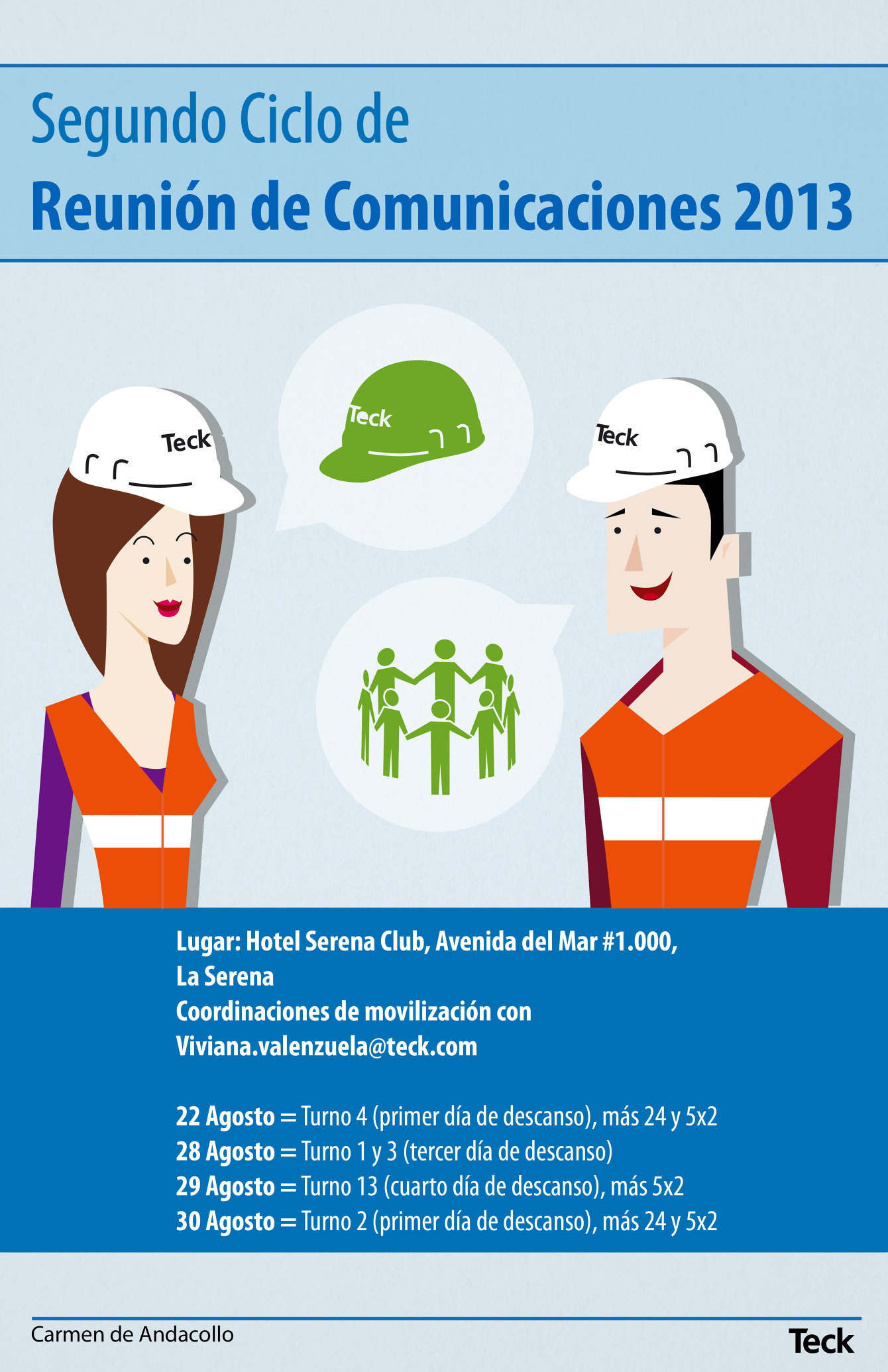 Afiches Corporativos / Teck CDA - connie's portfolio