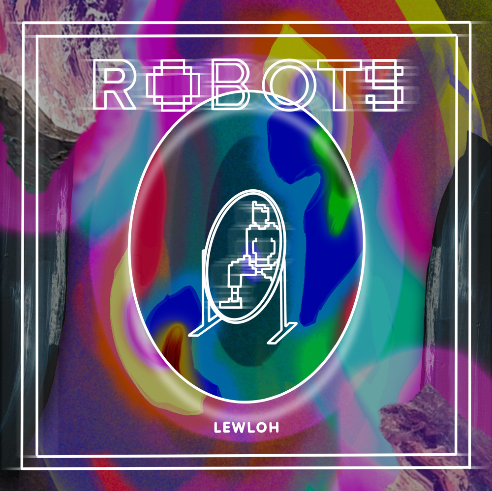 "ROBOTS" Cover Artwork, LEW - Nicholasongstudio