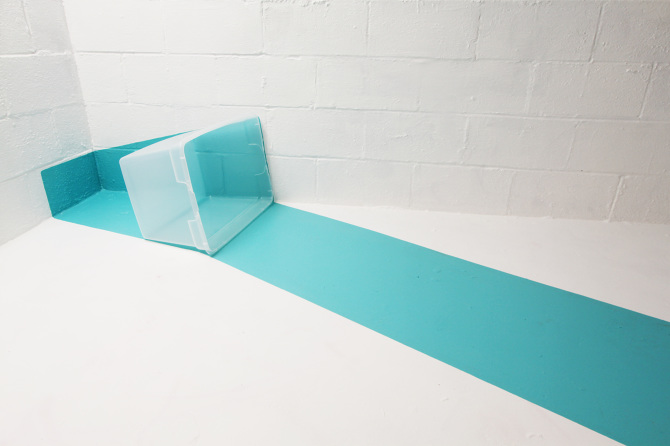 The Bin (bin, paint. Dimensions variable. 2017) - ChrisOliver