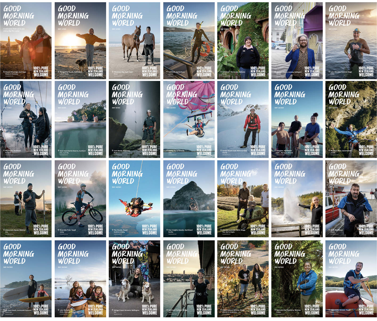 Tourism New Zealand - Integrated CampaignGood Morning World - Nils Eberhardt