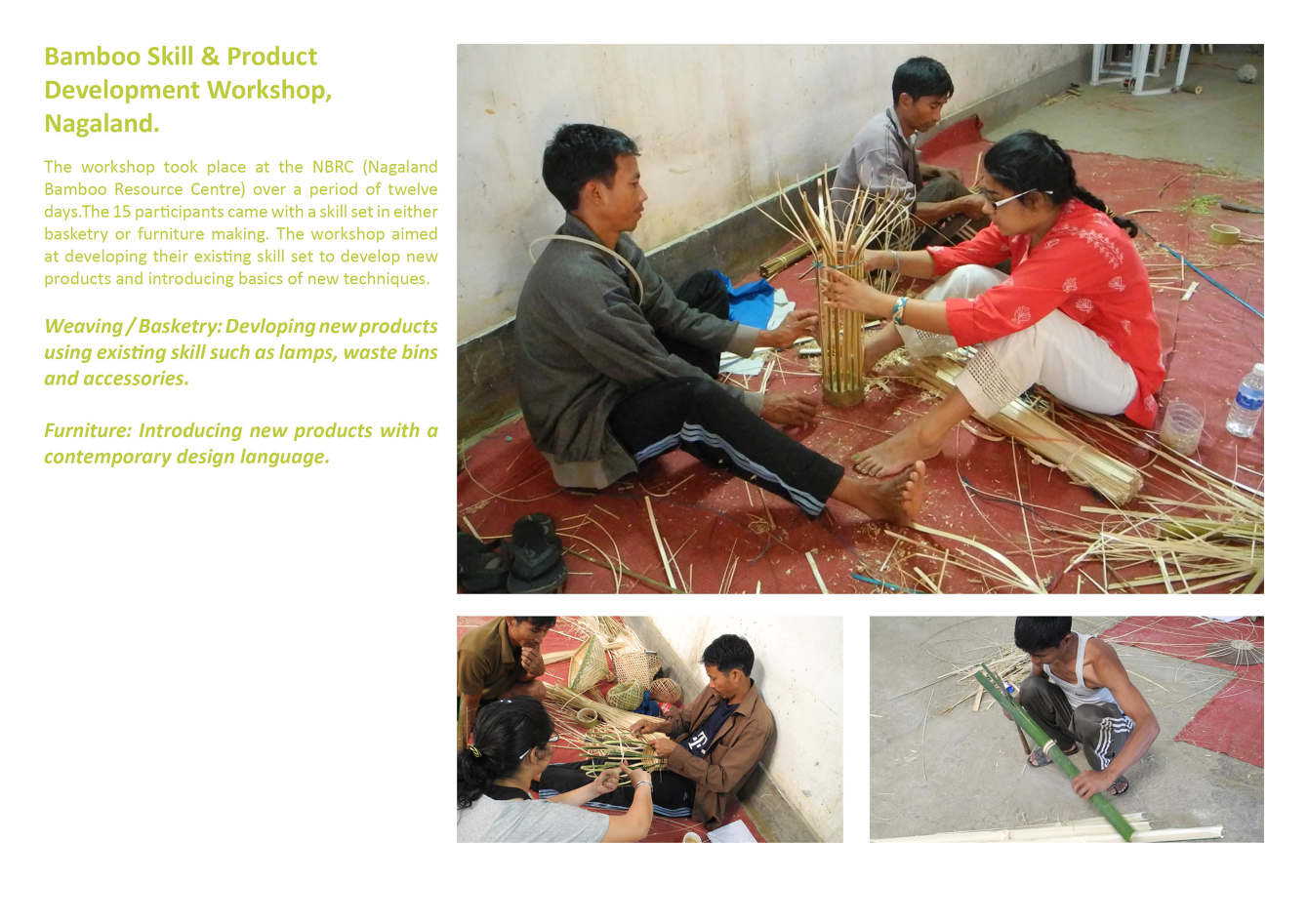 BAMBOO CRAFT DEVELOPMENT WORKSHOPS - rupangikhosla