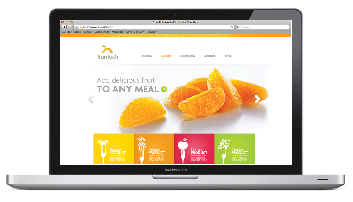 SUN RICH FOODS REBRANDING - Ben Blackstock