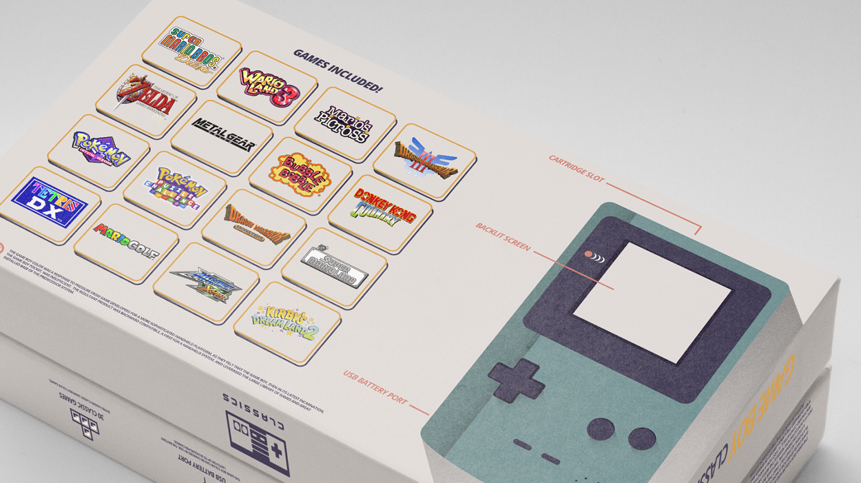 Nintendo Game Boy Classic - Graphic Design