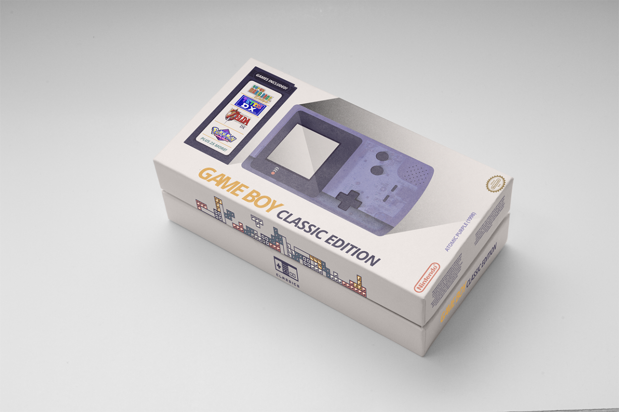 Nintendo Game Boy Classic - Graphic Design