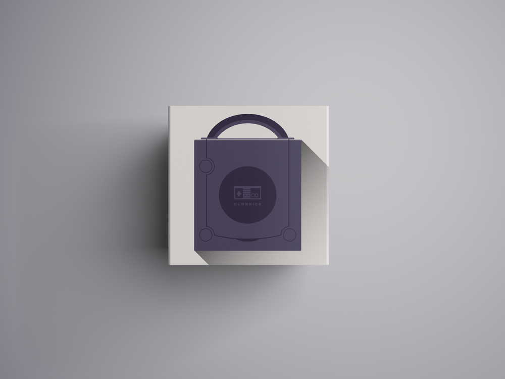 Nintendo Gamecube Classic - Graphic Design