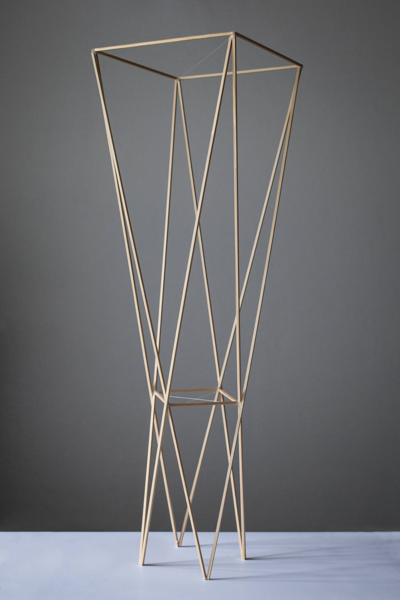 wooden stick tower - Kateřina Hodková