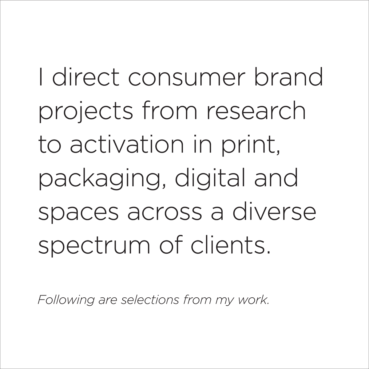 Craig Byers Introduction - Craig Byers, Vice President, Creative Director