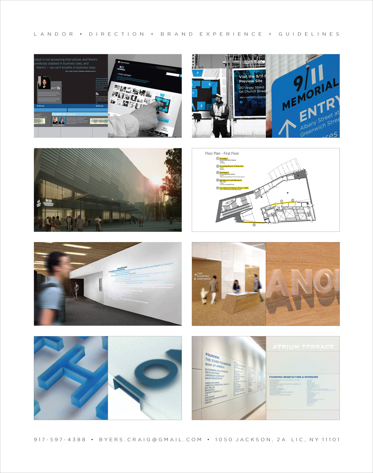 9/11 Memorial Museum - Craig Byers, Vice President, Creative Director