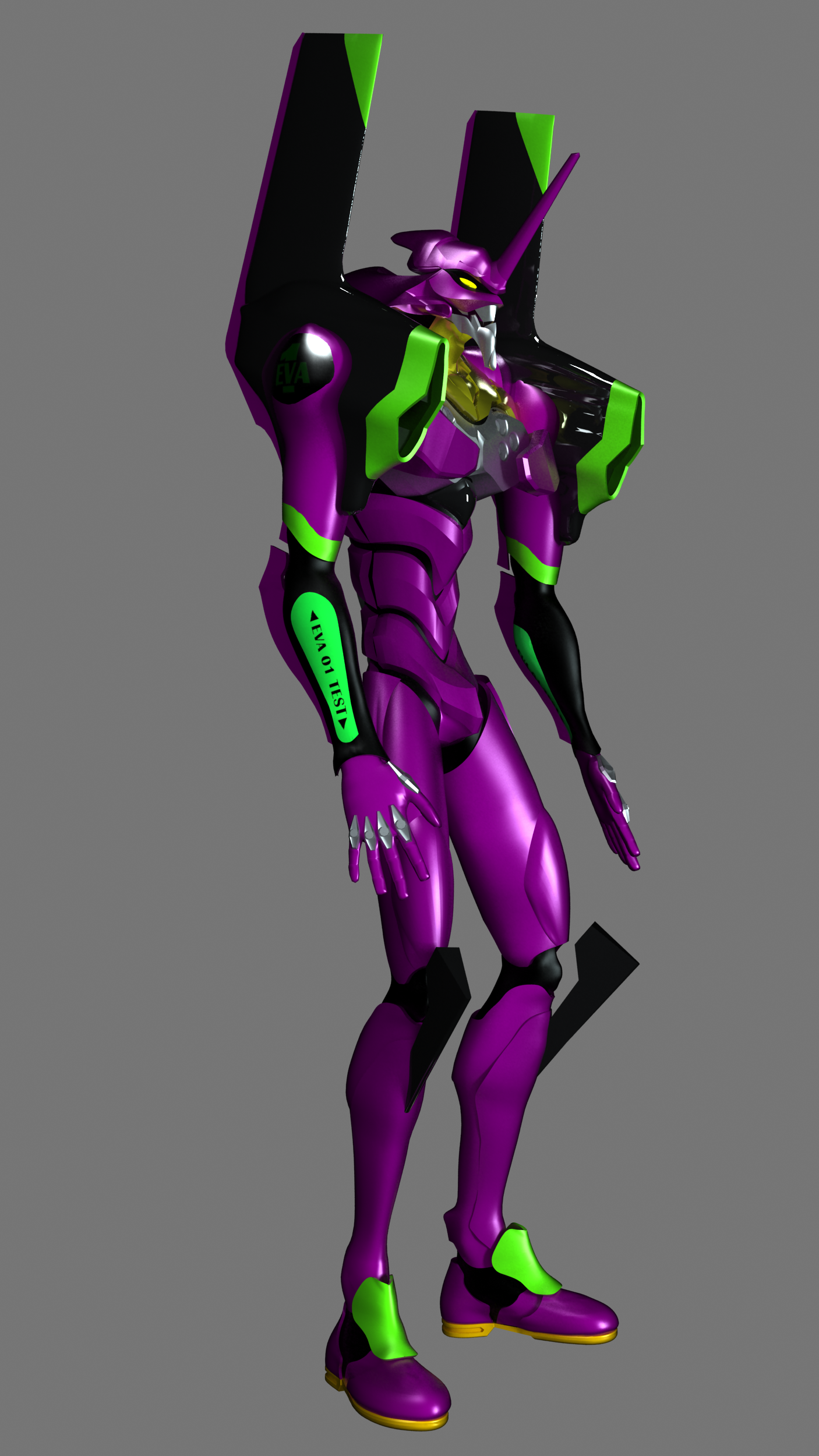Evangelion 01 Test Type - Pedro Cori