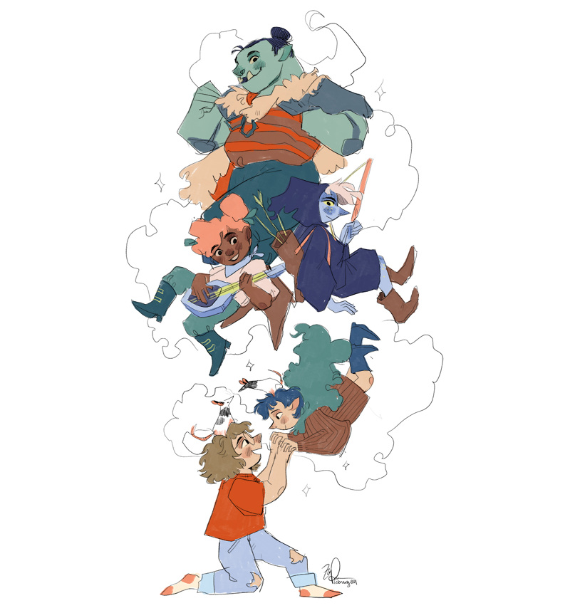 Margo and the Misfits - Zoe Persico Illustration