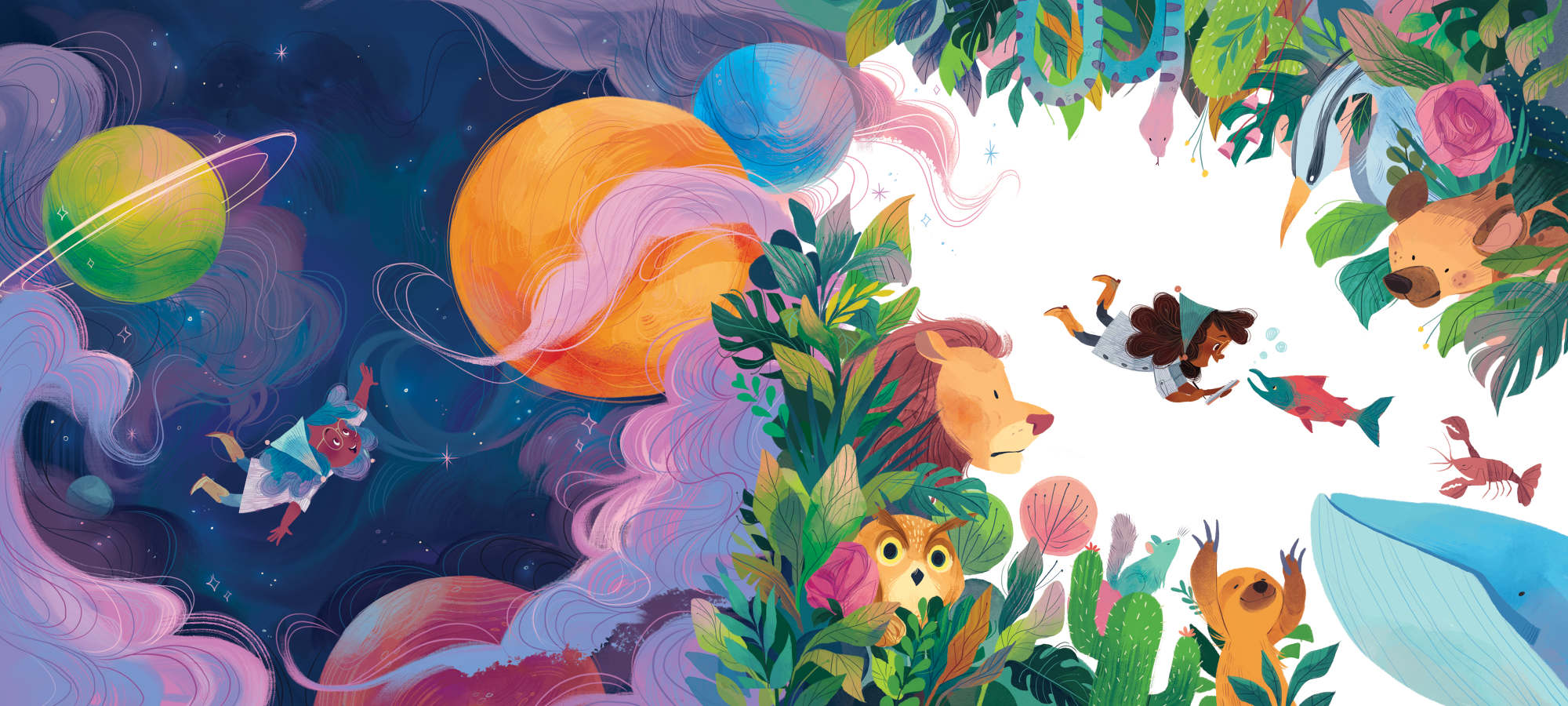 Georgia's Terrific, Colorific Experiment - Zoe Persico Illustration