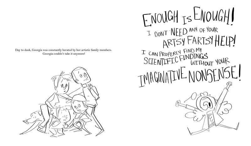 Georgia's Terrific, Colorific Experiment - Zoe Persico Illustration