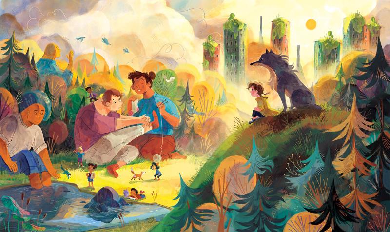 Greta and the Giants - Zoe Persico Illustration