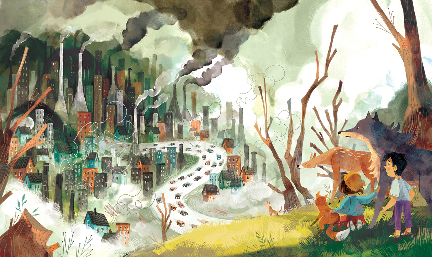 Greta and the Giants - Zoe Persico Illustration