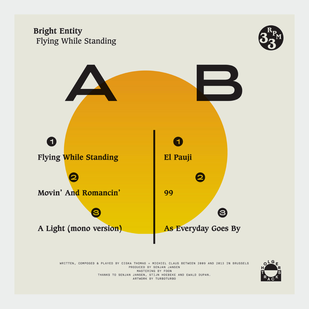 Bright Entity — Flying While Standing EP - Maxim Leurentop 23F90