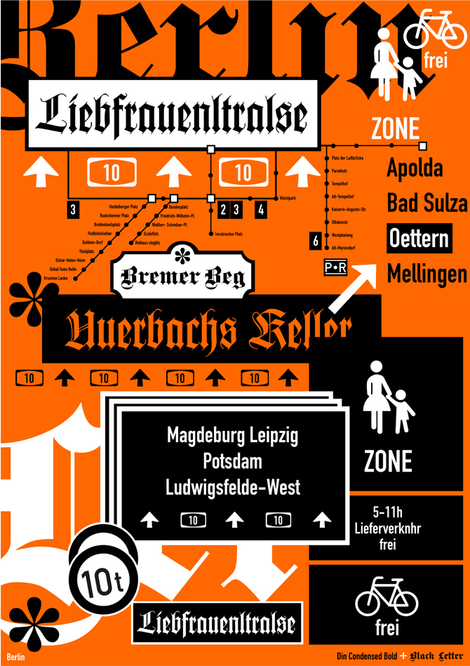 Europe City Sign System - rotterdam.heart