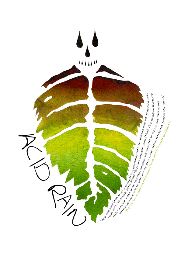 Acid Rain (2009) - Asylum Poster - Erin Wright Design