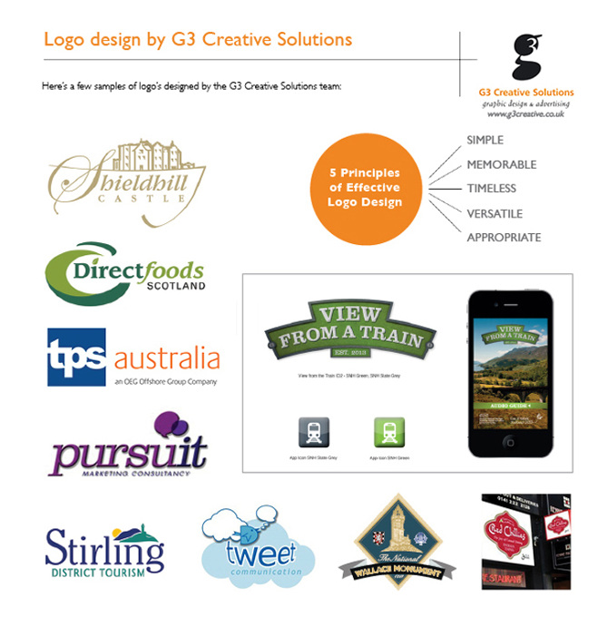 Logo design by G3 Creative - G3 Creative Graphic Design Glasgow
