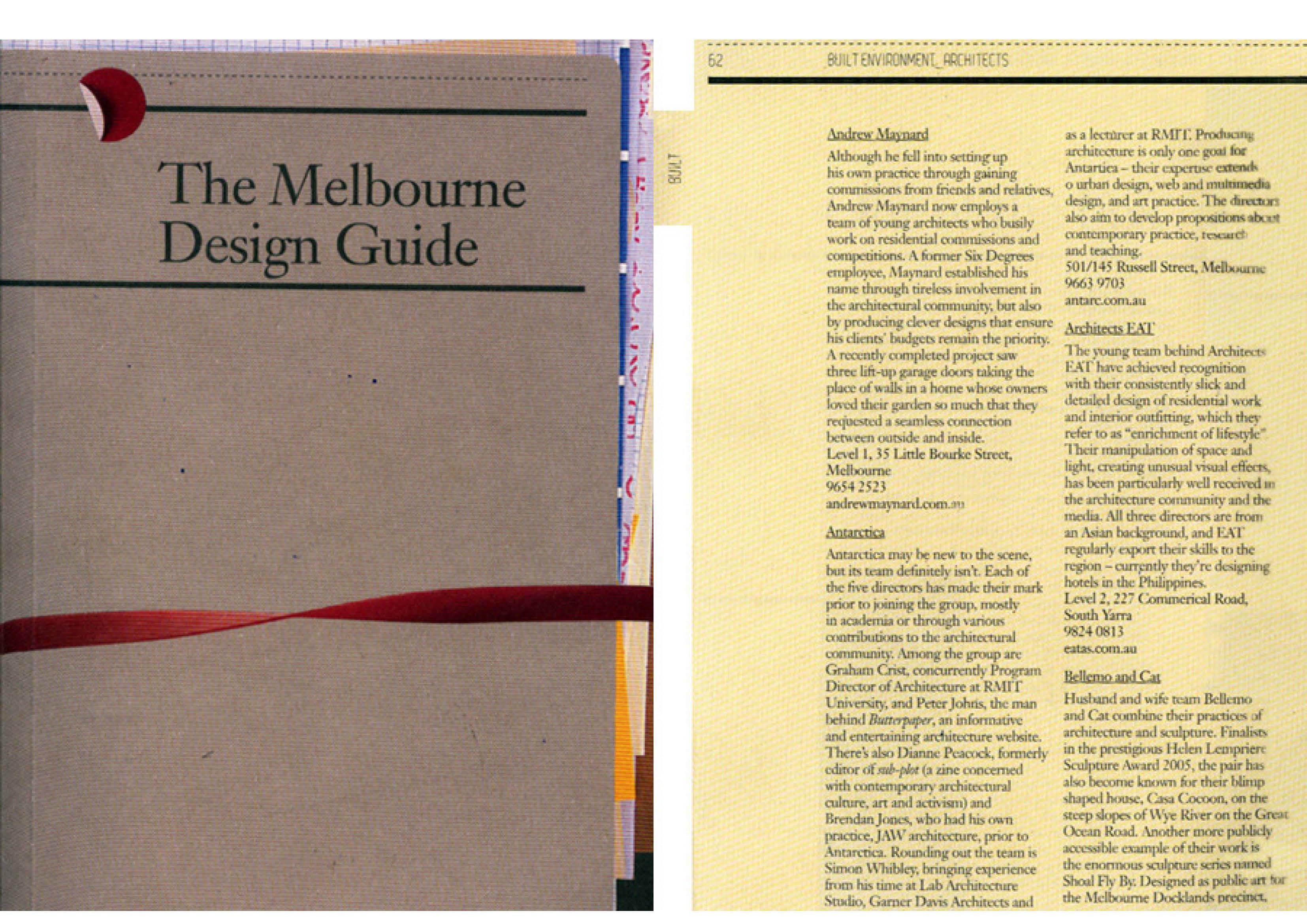 The Melbourne Design Guide - antarcold