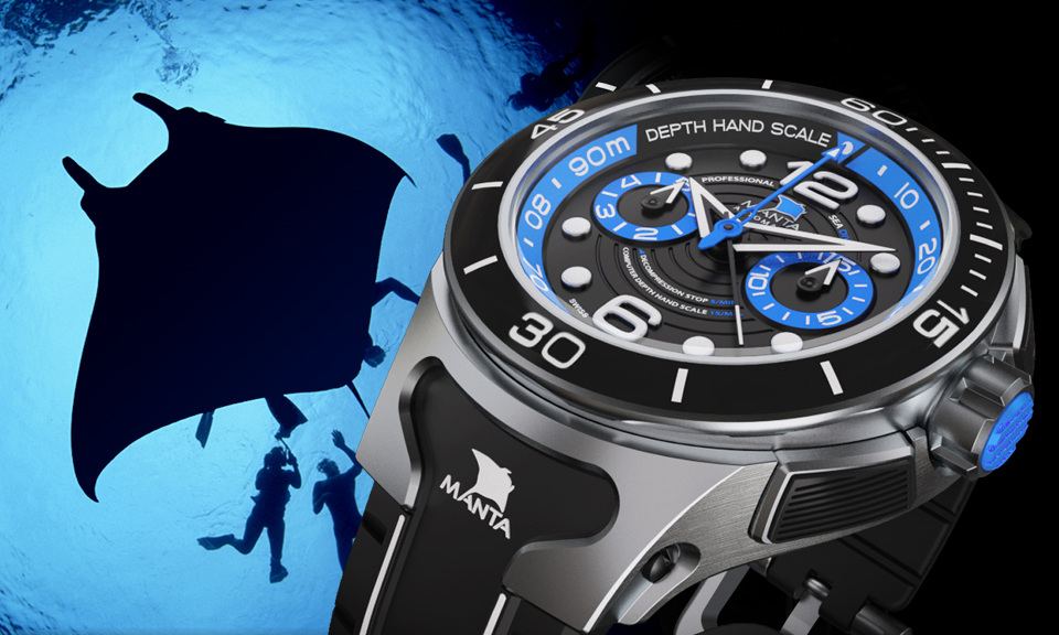 MANTA DIVER WATCH - ULTRAVISION DESIGN STUDIO