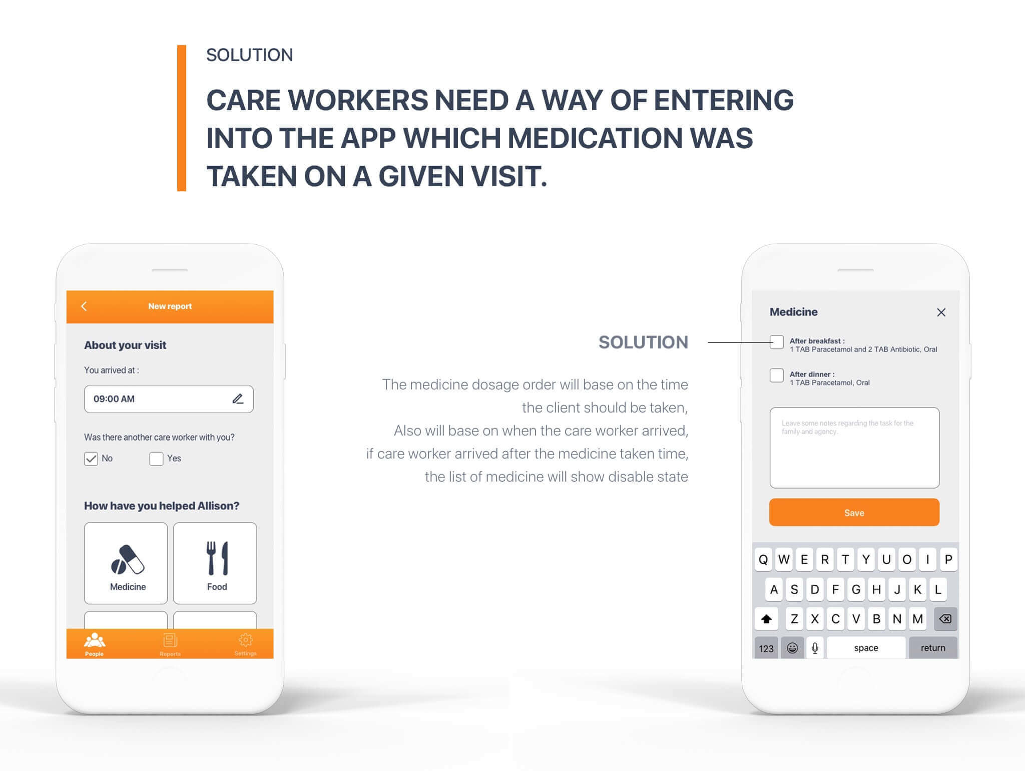 OnCare Product Design / UX & UI Design - Veronica yu