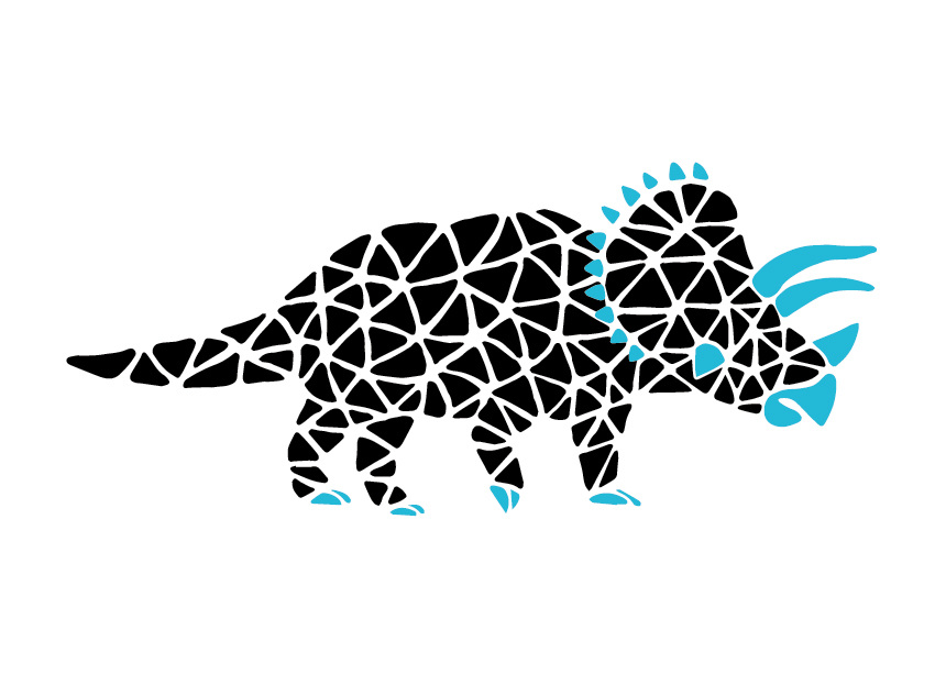Mosaic Dinos - Jen Haugan | Animator, Illustrator & Graphic Designer