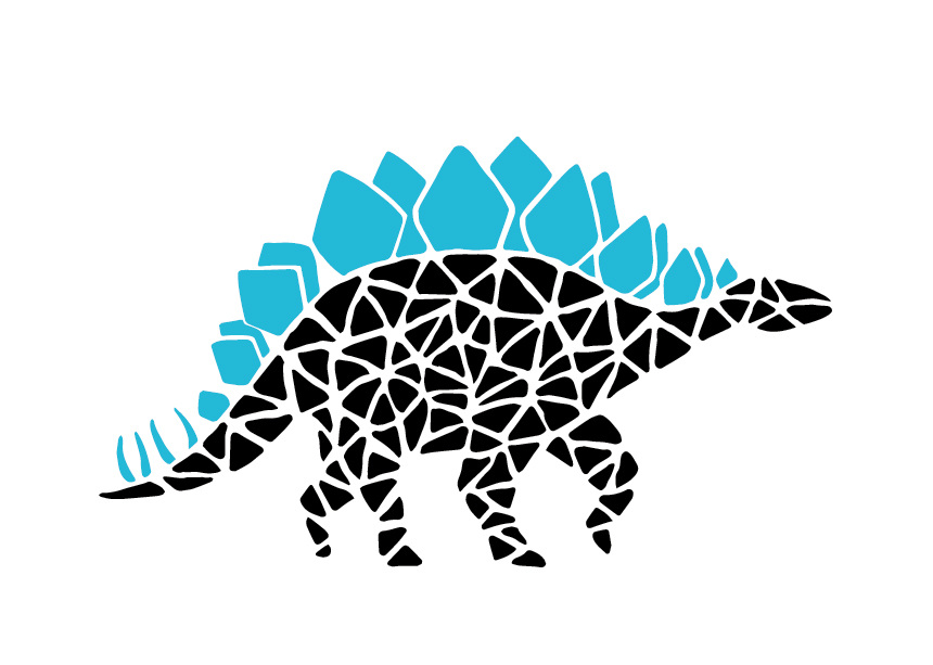 Mosaic Dinos - Jen Haugan | Animator, Illustrator & Graphic Designer