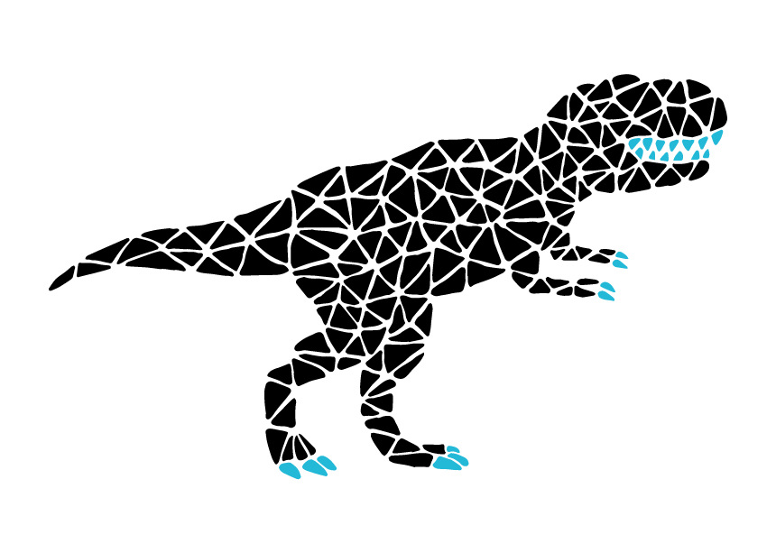 Mosaic Dinos - Jen Haugan | Animator, Illustrator & Graphic Designer