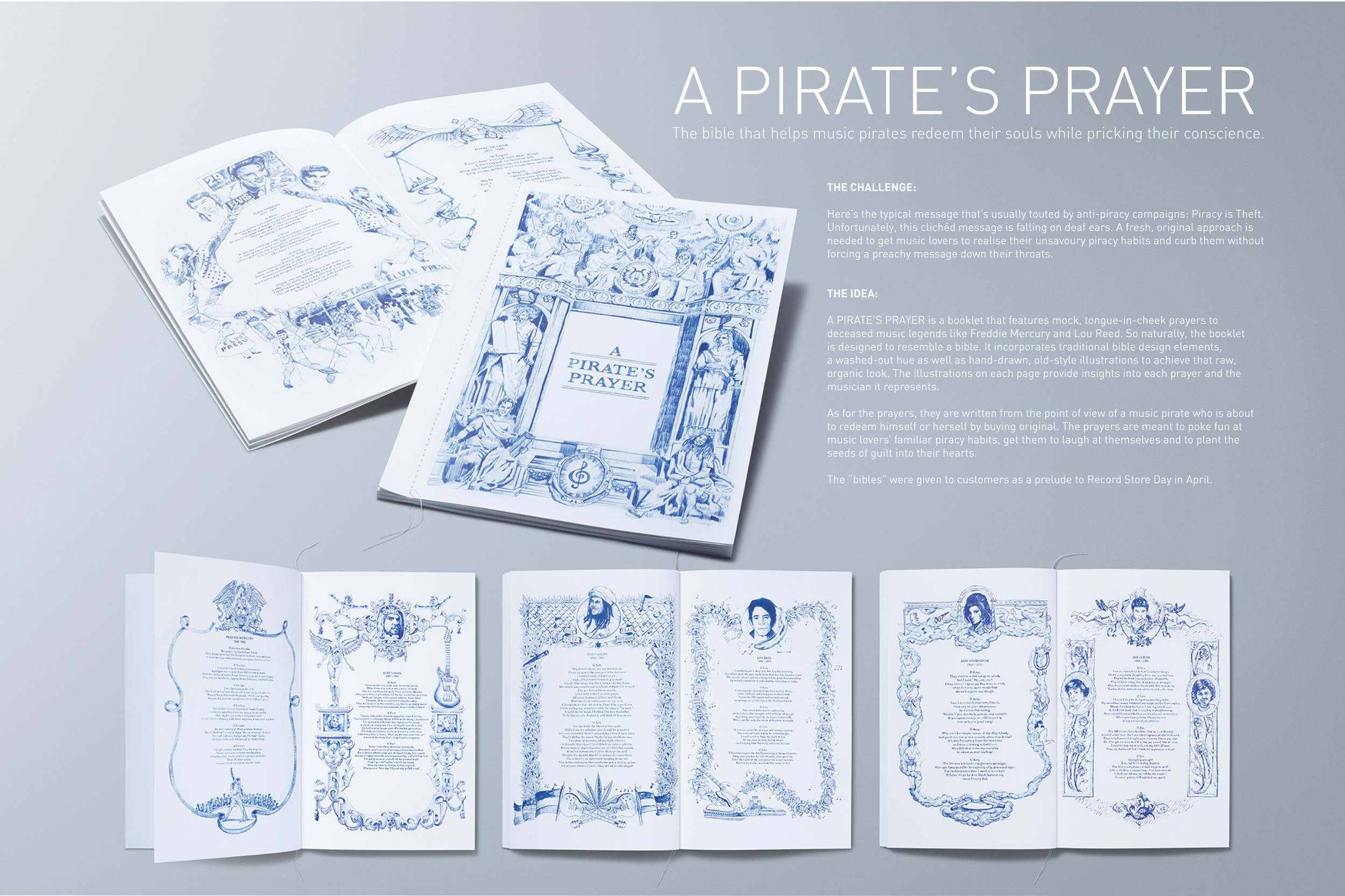 JUDO CHOP RECORDS: A PIRATE’S PRAYER - Folio of Wee