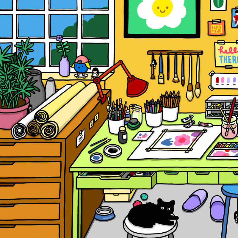 Niña's Desk (Illustrator) - SOON