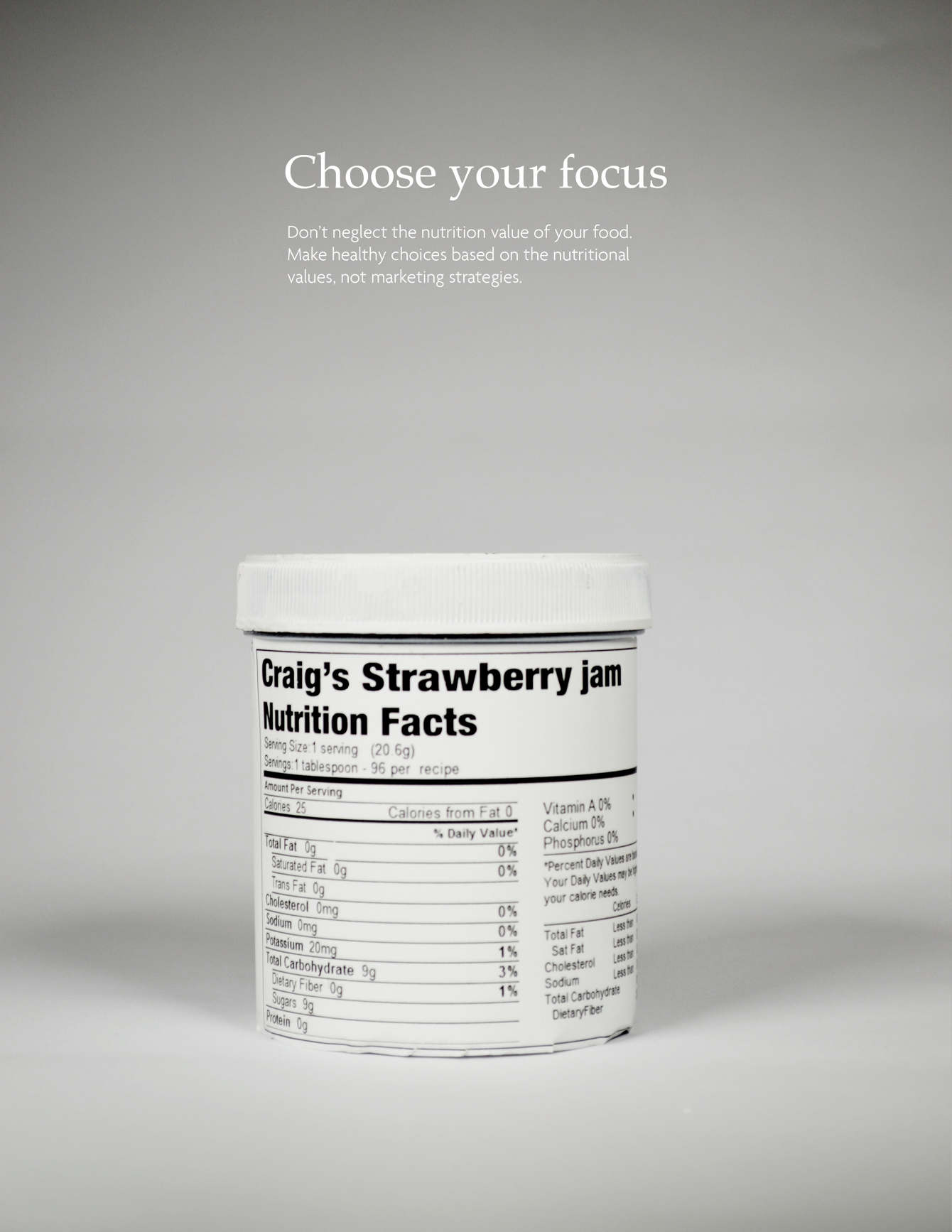 Nutrition Value Campaign - Dinara Guzhavina