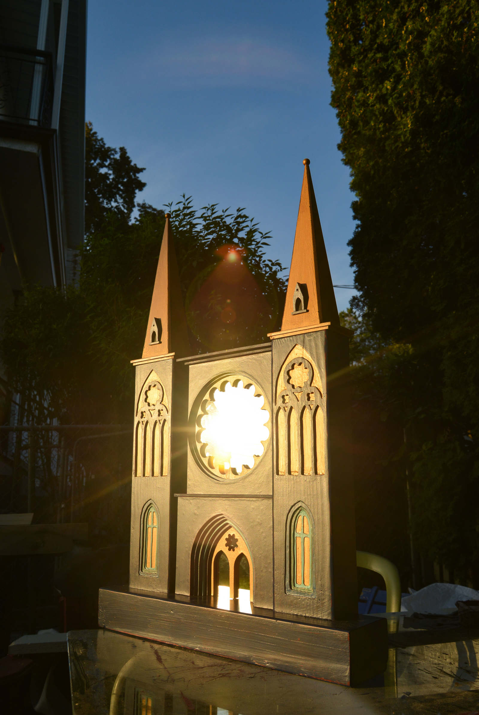 Blue Church - ART by clancy dennehy