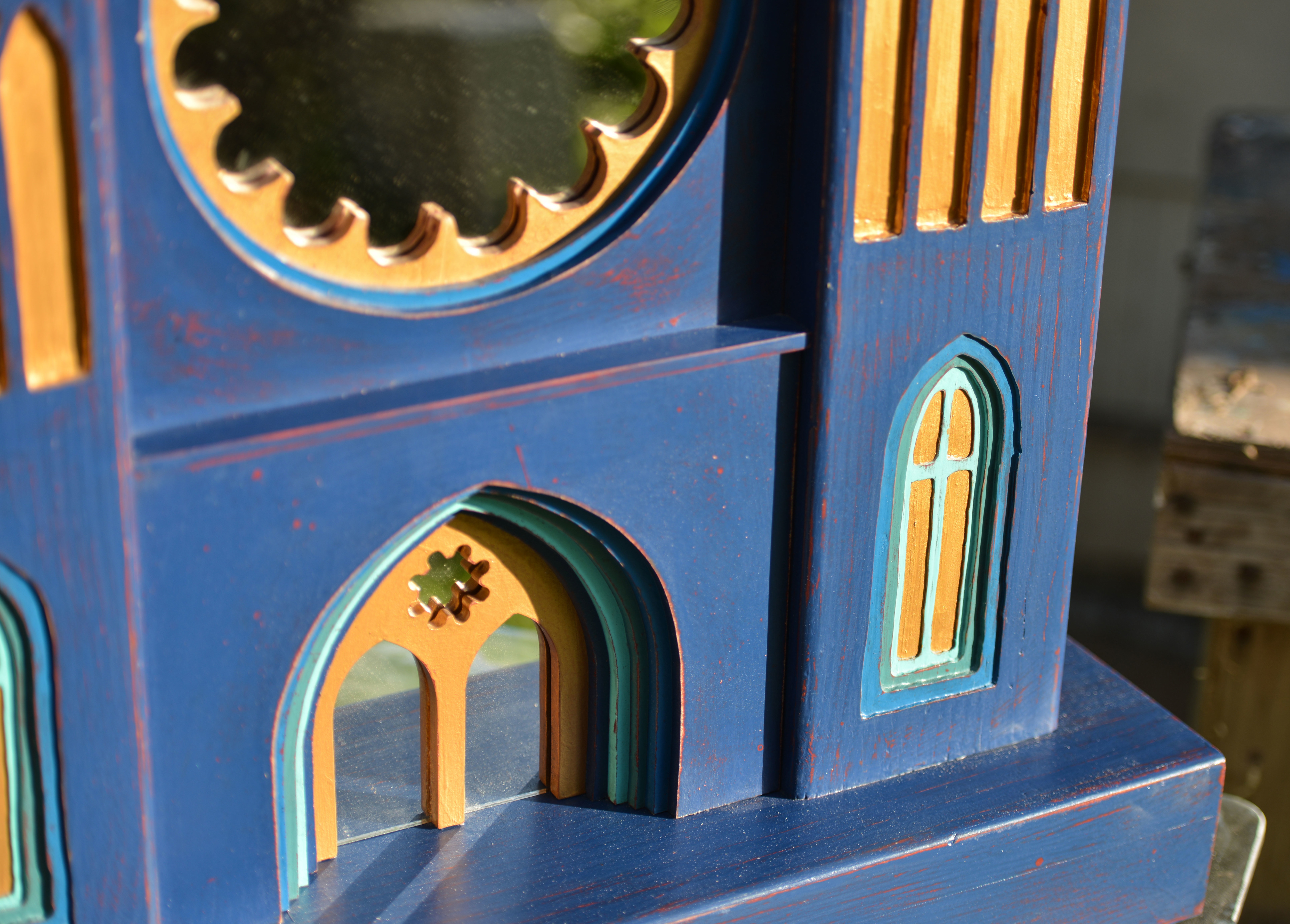 Blue Church - ART by clancy dennehy